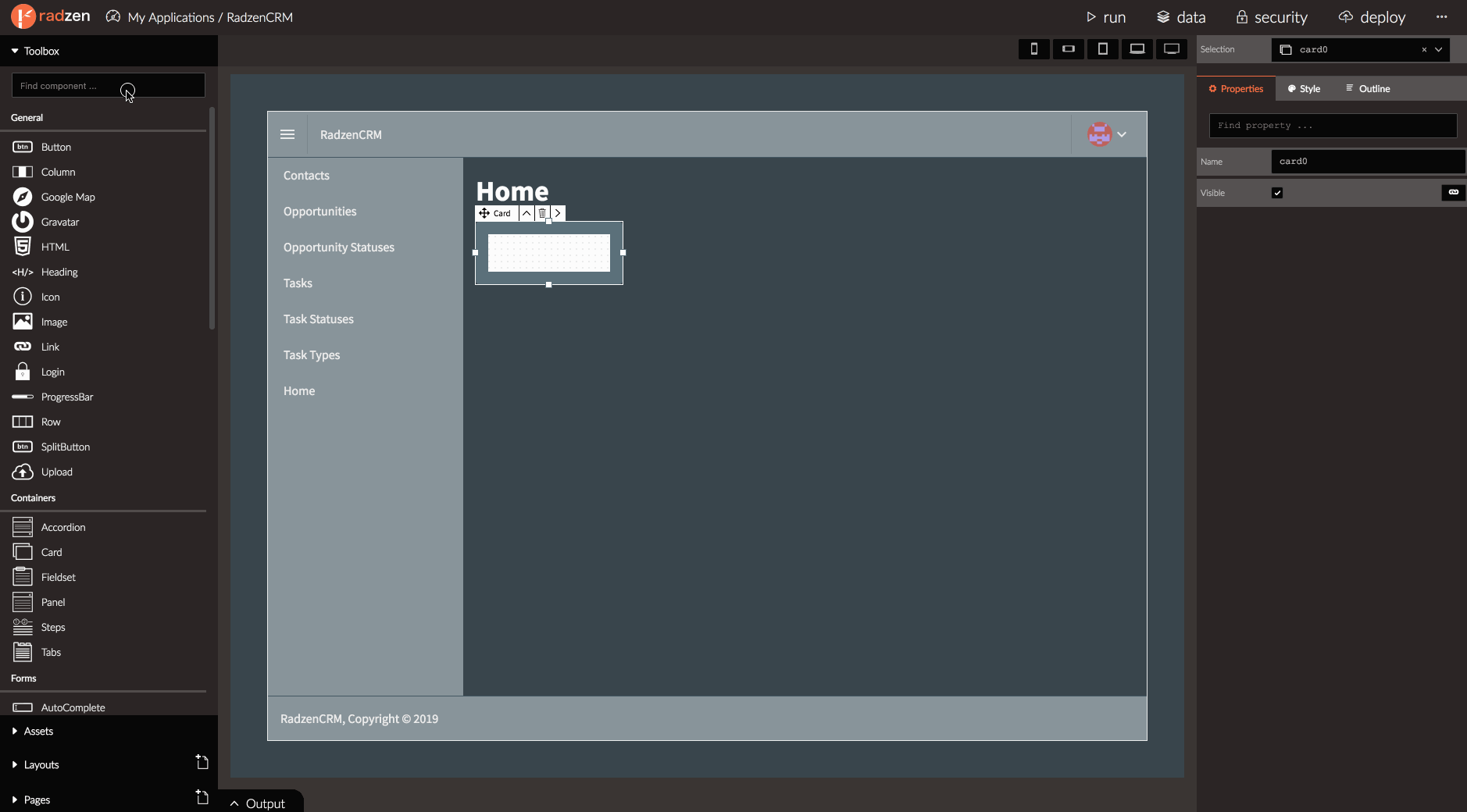 Create a dashboard page (Blazor) Create a dashboard page (Blazor)