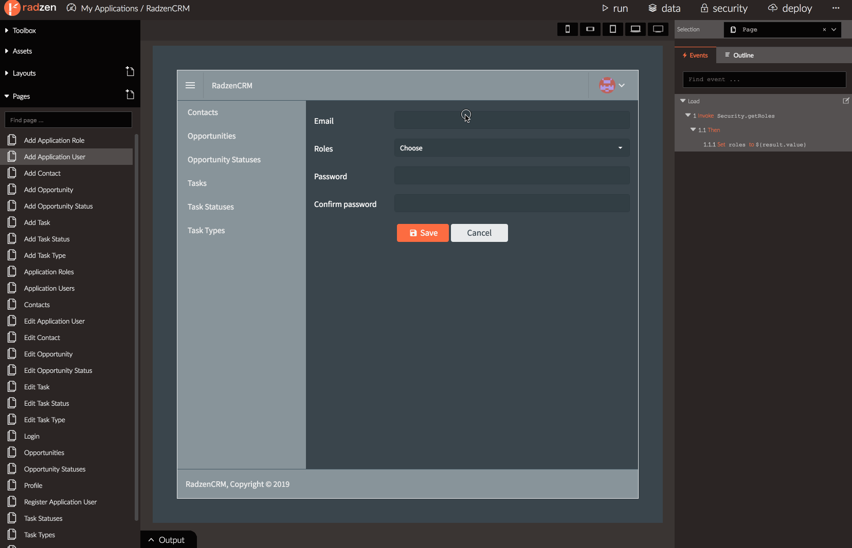 Customize Security Angular